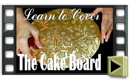 Decorating the Cake Board | Design Me a Cake