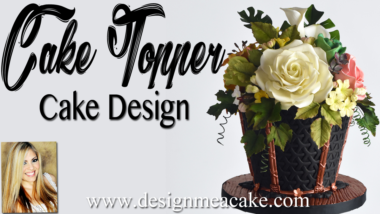Flower Pot Topper | Design Me a Cake